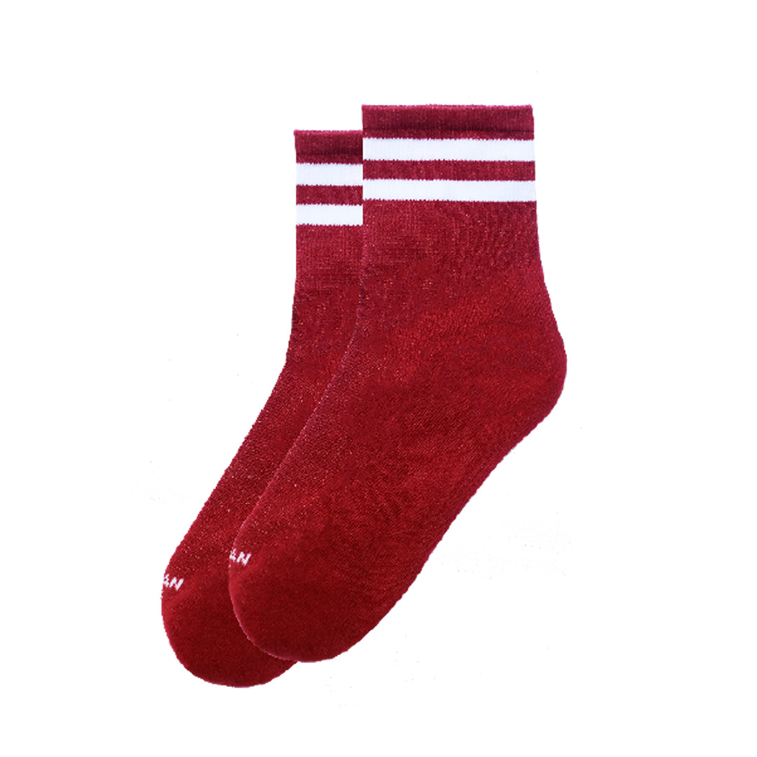 American Socks - Crimson Ankle High – Madame Quad