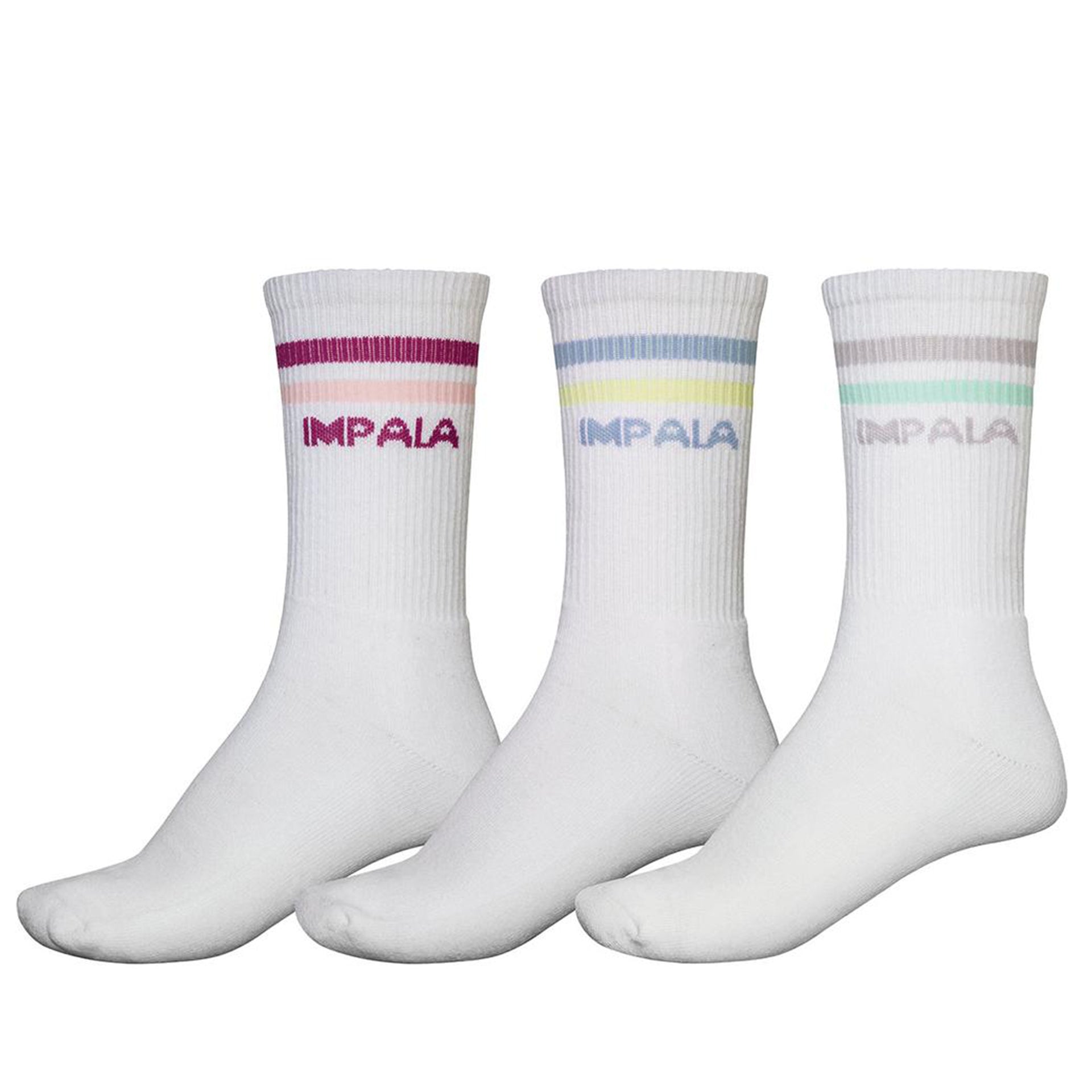 Impala - Striped Sock 3PK (OLD PRODUCT) – Madame Quad